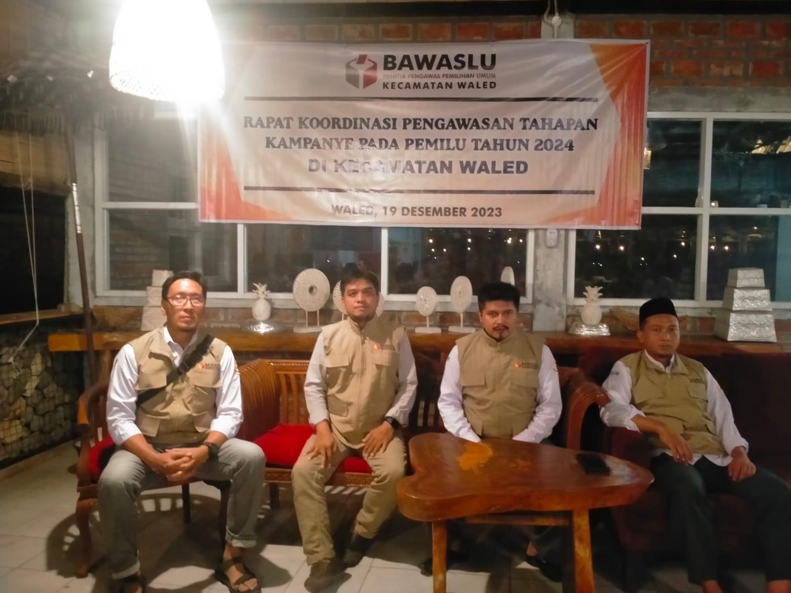 Panwascam Waled Siap Awasi Tahapan Kampanye dan Distribusi Logistik